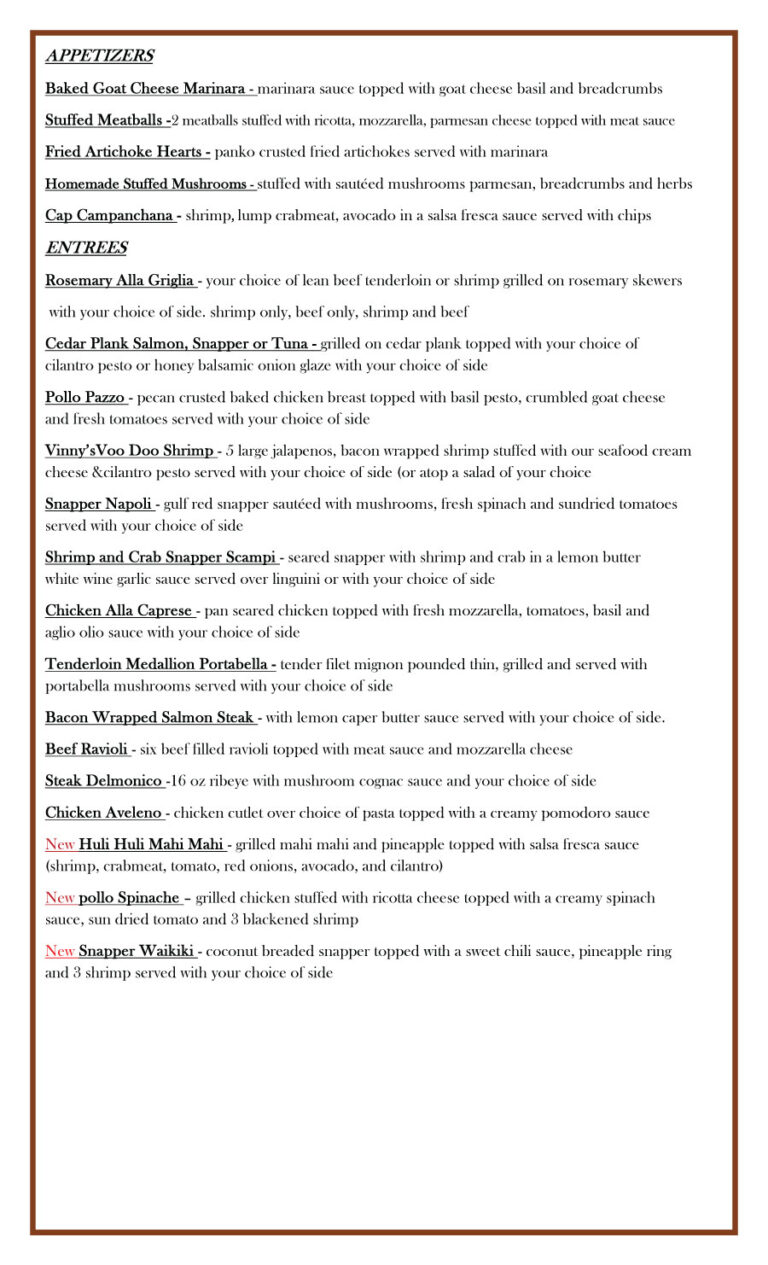 Giovannis Italian Kitchen – Italian Restaurant in Angleton, Texas